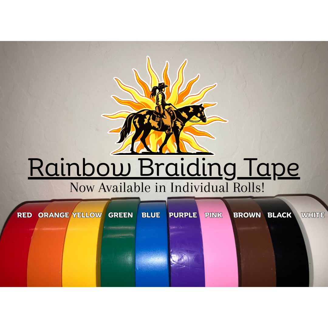 Rainbow Braiding Tape - Individual Rolls – CowgirlCentralCo
